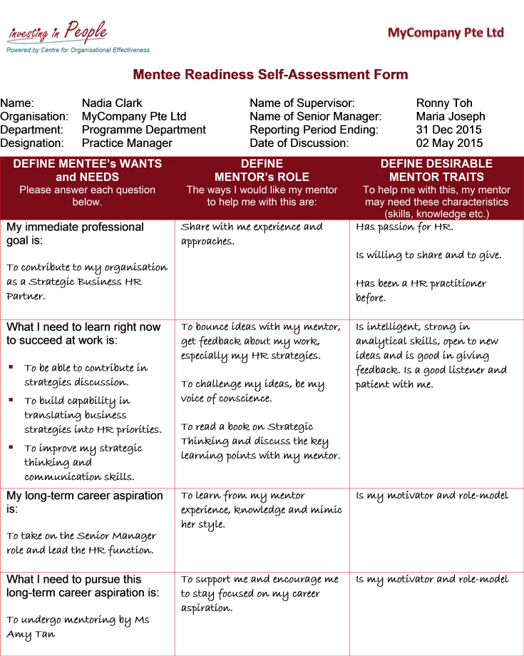 Being a Mentee - How to Benefit from a Mentoring Relationship - COE